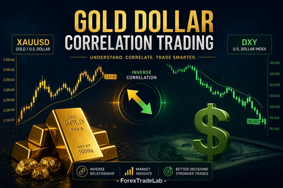 Gold vs Dollar: Inverse Correlation Explained | ForexTradeLab