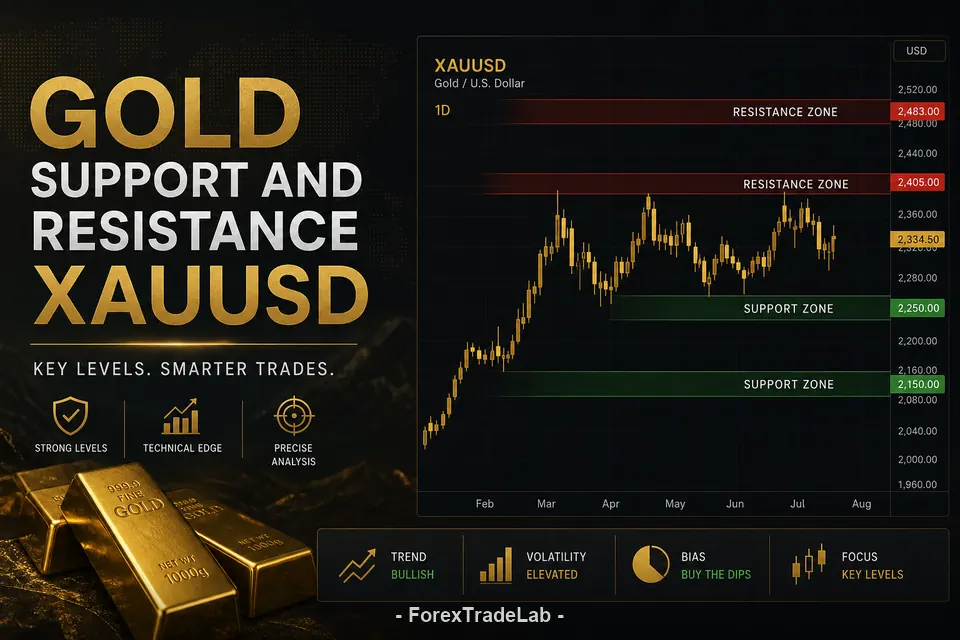 Gold Support and Resistance: XAU/USD Key Levels Guide | ForexTradeLab