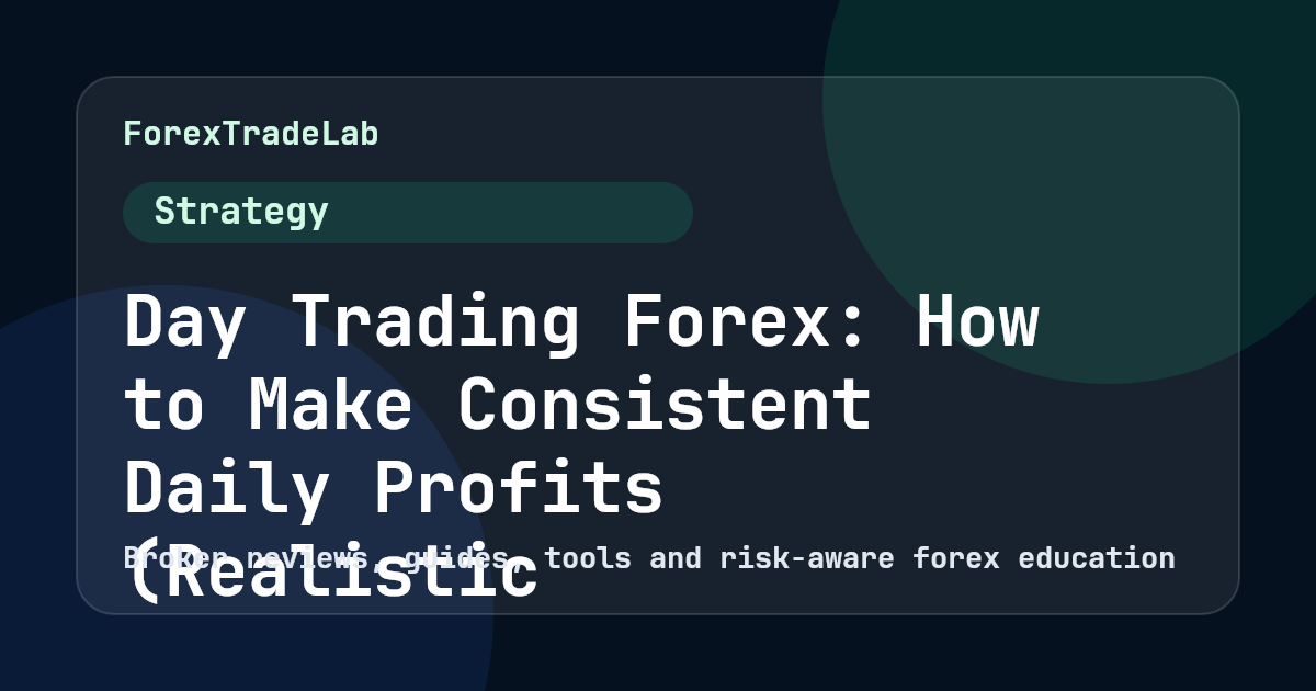 Day Trading Forex: Daily Profit Strategy Guide 2026 | ForexTradeLab