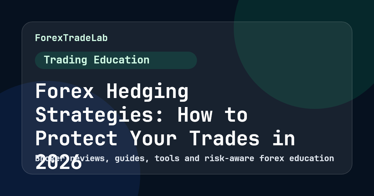 Forex Hedging Strategies Explained (2026) | ForexTradeLab
