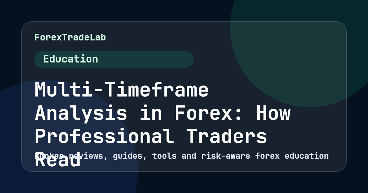 Multi-Timeframe Analysis Forex Guide (2026) | ForexTradeLab