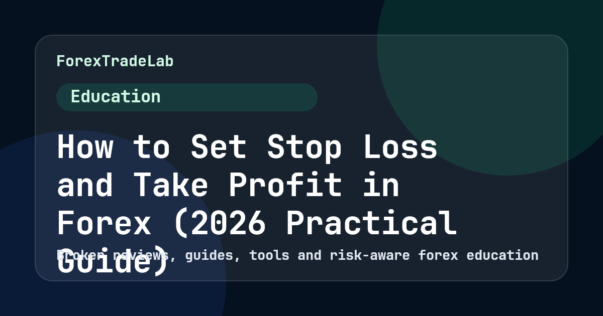 How to Set Stop Loss & Take Profit Forex | ForexTradeLab